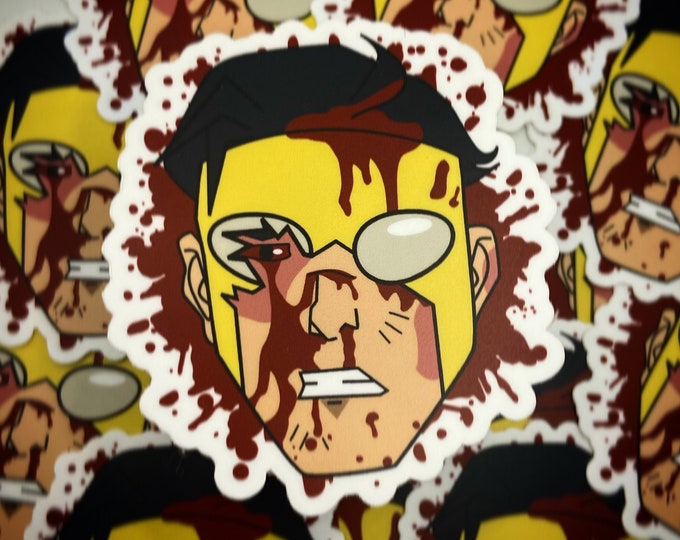 Invincible Mark Grayson Sticker Weatherproof Comic Decal - Etsy