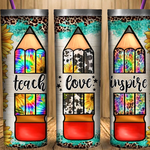 20 Oz Skinny Tumbler Design Back to School Tumbler Teacher - Etsy