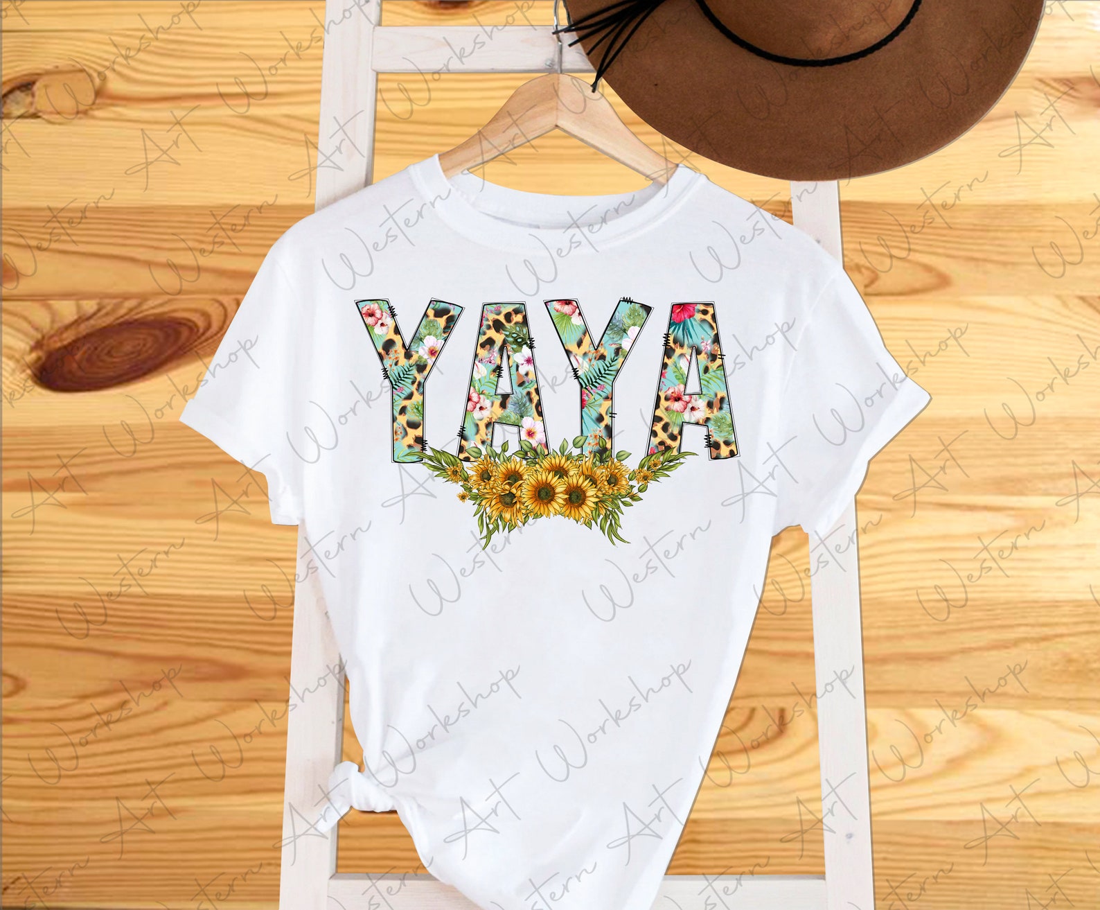 Yaya Sublimation Png File Yaya Png File Yaya Leopard Yaya - Etsy