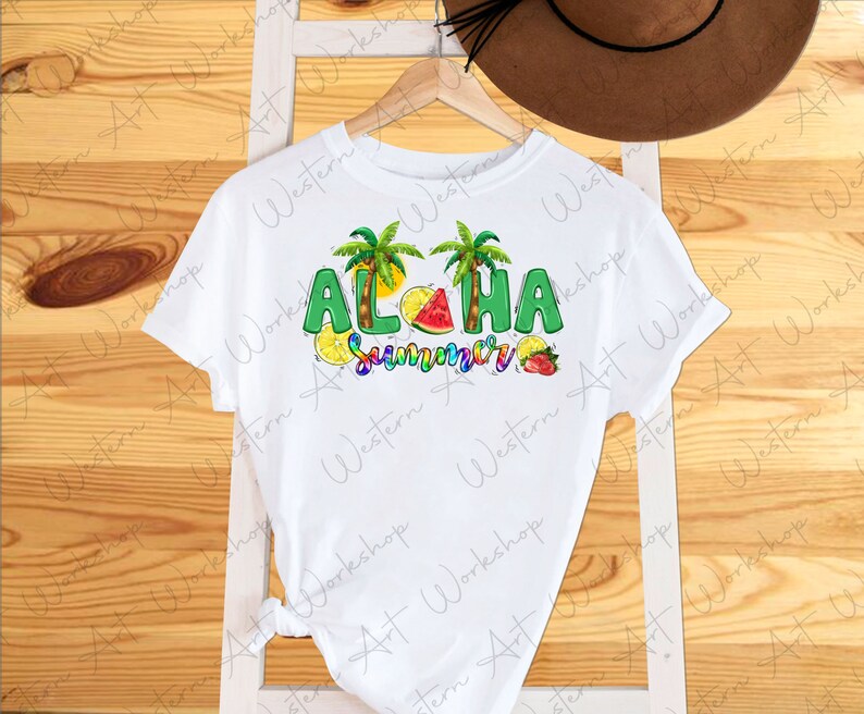 Aloha Summer Png Watermelon Png Aloha Png Summer Fruits - Etsy