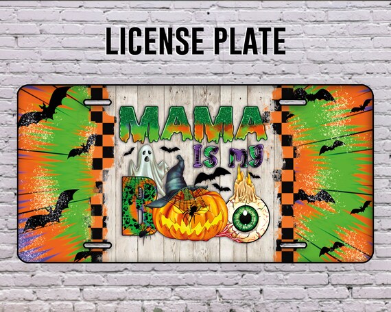 Mama is My Boo License Platemama License Plate Png boo - Etsy