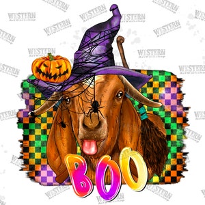 Goat Boo Halloween Png, Halloween Png, Goat Png, Boo Png, Halloween ...