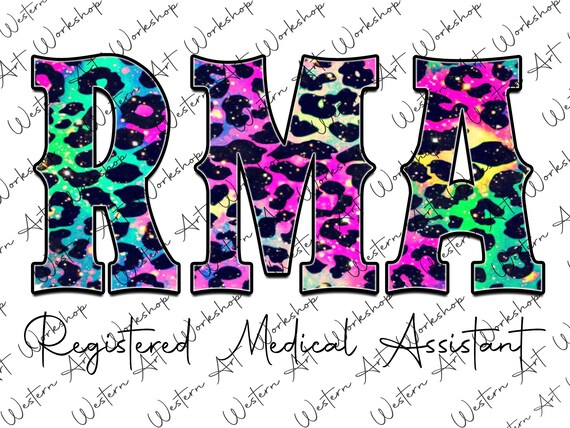 Registered Medical Assistant RMA Png Sublimation Design - Etsy