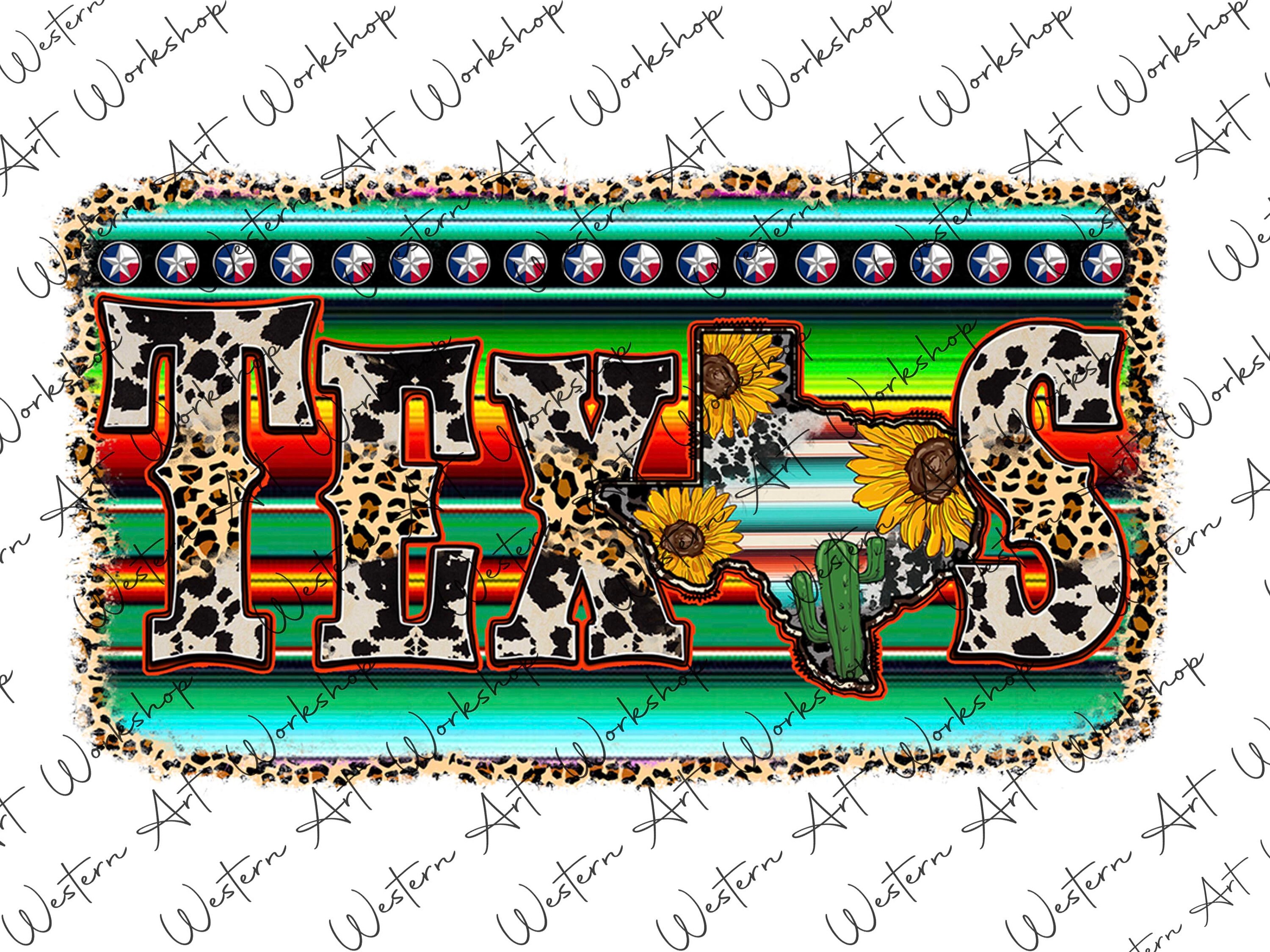 Western Texas Map Design Bundle Png Texas Map Bundle Map - Etsy