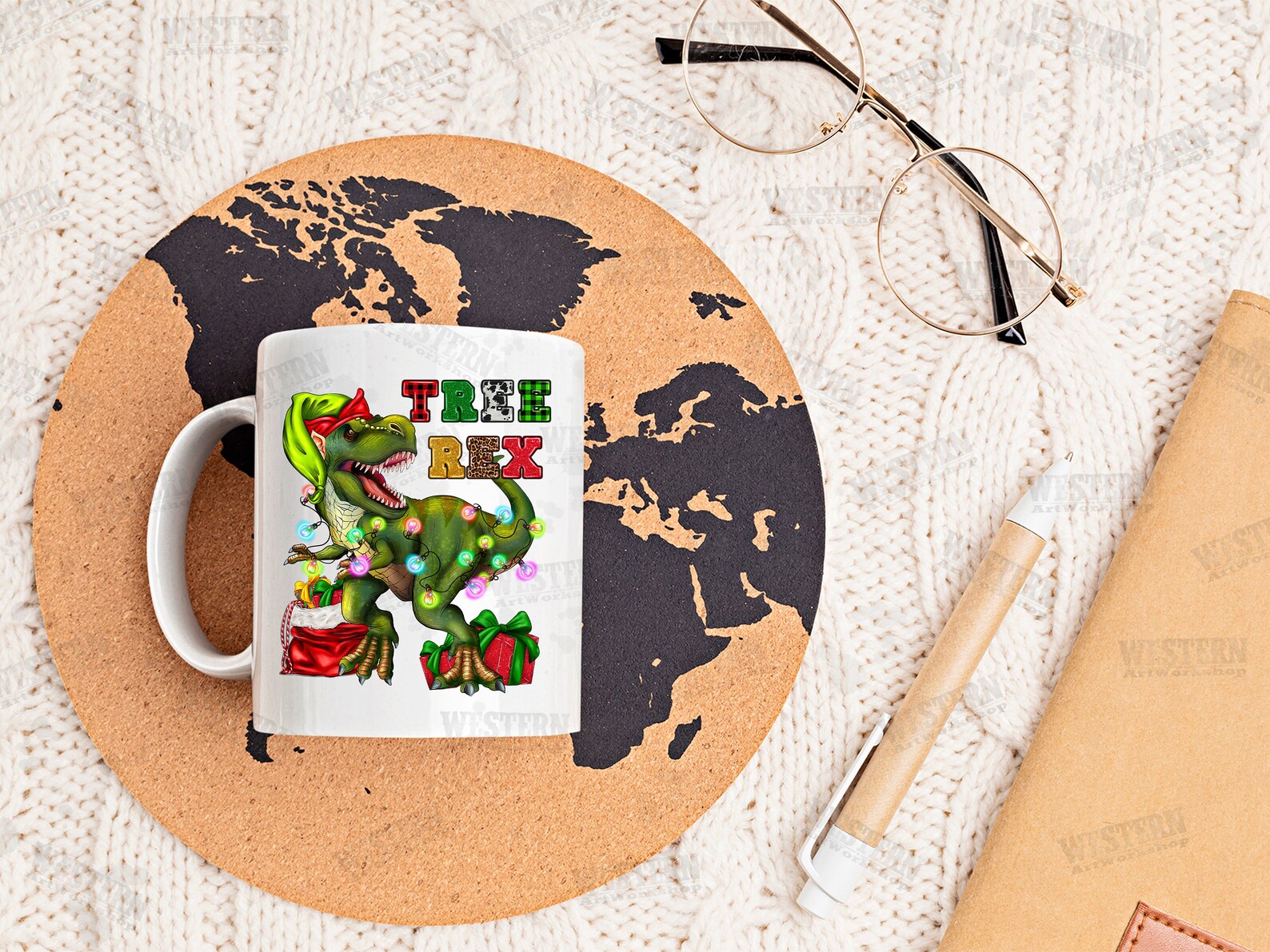 Christmas Tree Rex Pngmerry Christmas Pngchristmas T-rex - Etsy