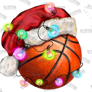 Christmas Baseball Ball Sublimation Png, Basketball Christmas ...