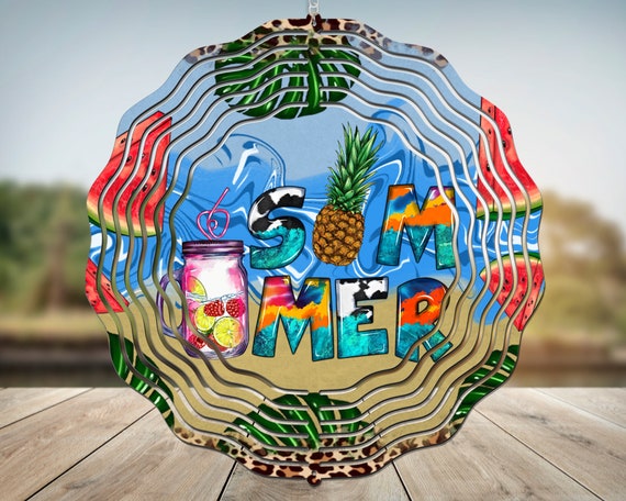 Summer Pineapple Wind Spinner Png Wind Spinnersummer - Etsy