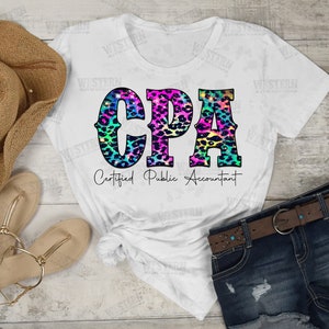 Certified Public Accountant CPA Png Sublimation Design - DIGITAL DESIGN ...