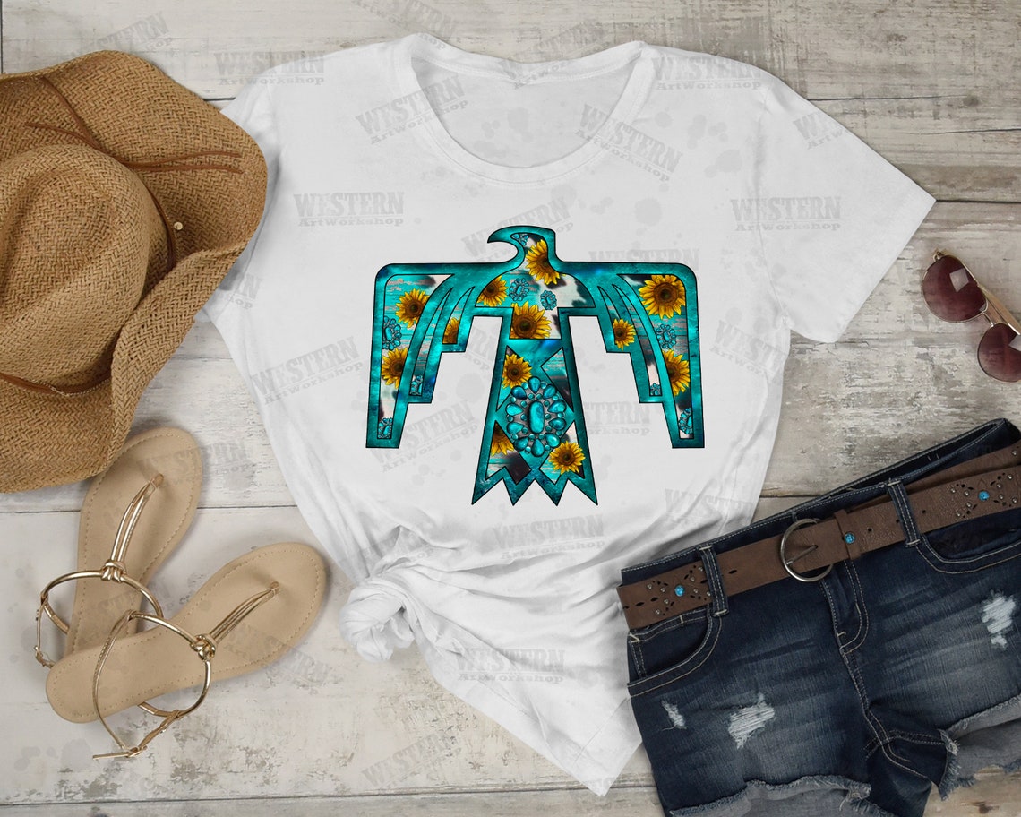 Western Thunderbird Png Gemstone Thunderbird Png Western - Etsy