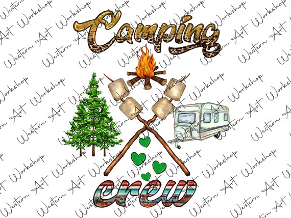 Camping Crew Design Png Camp Life Png Camping Tent Png - Etsy