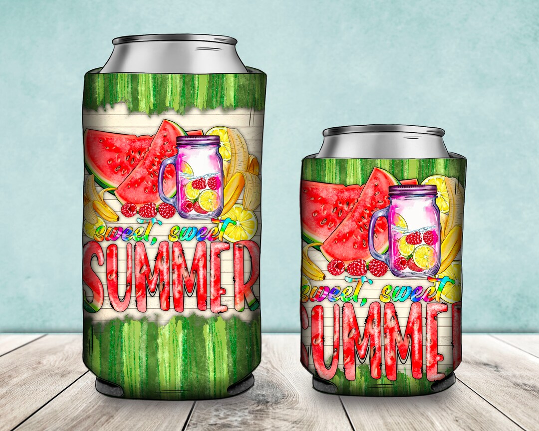 Sweet Sweet Summer Can Cooler Png, Summer Fruit Can Cooler Png, Summer ...