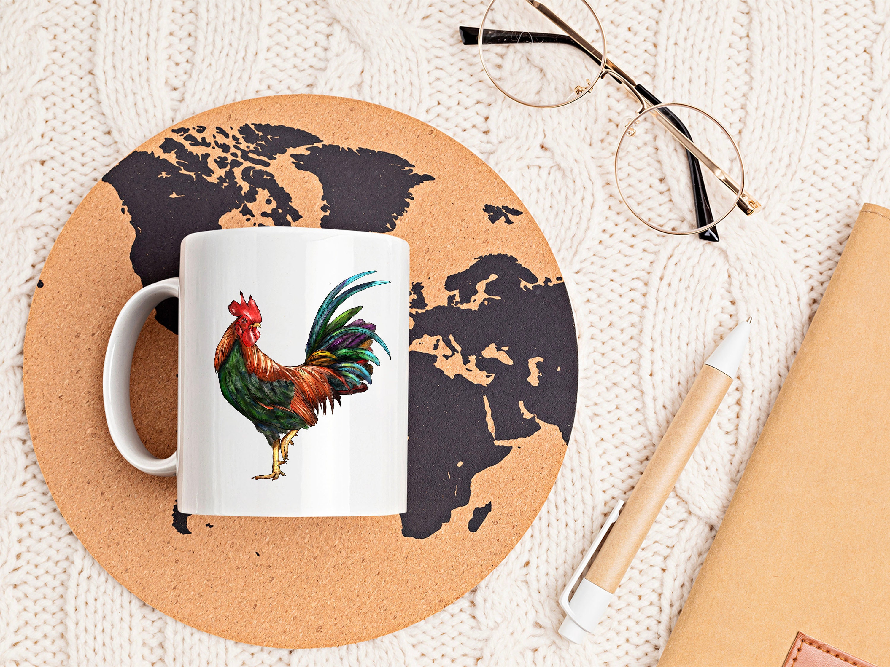 Rooster Png Sublimation Designwestern Rooster Png Rooster - Etsy