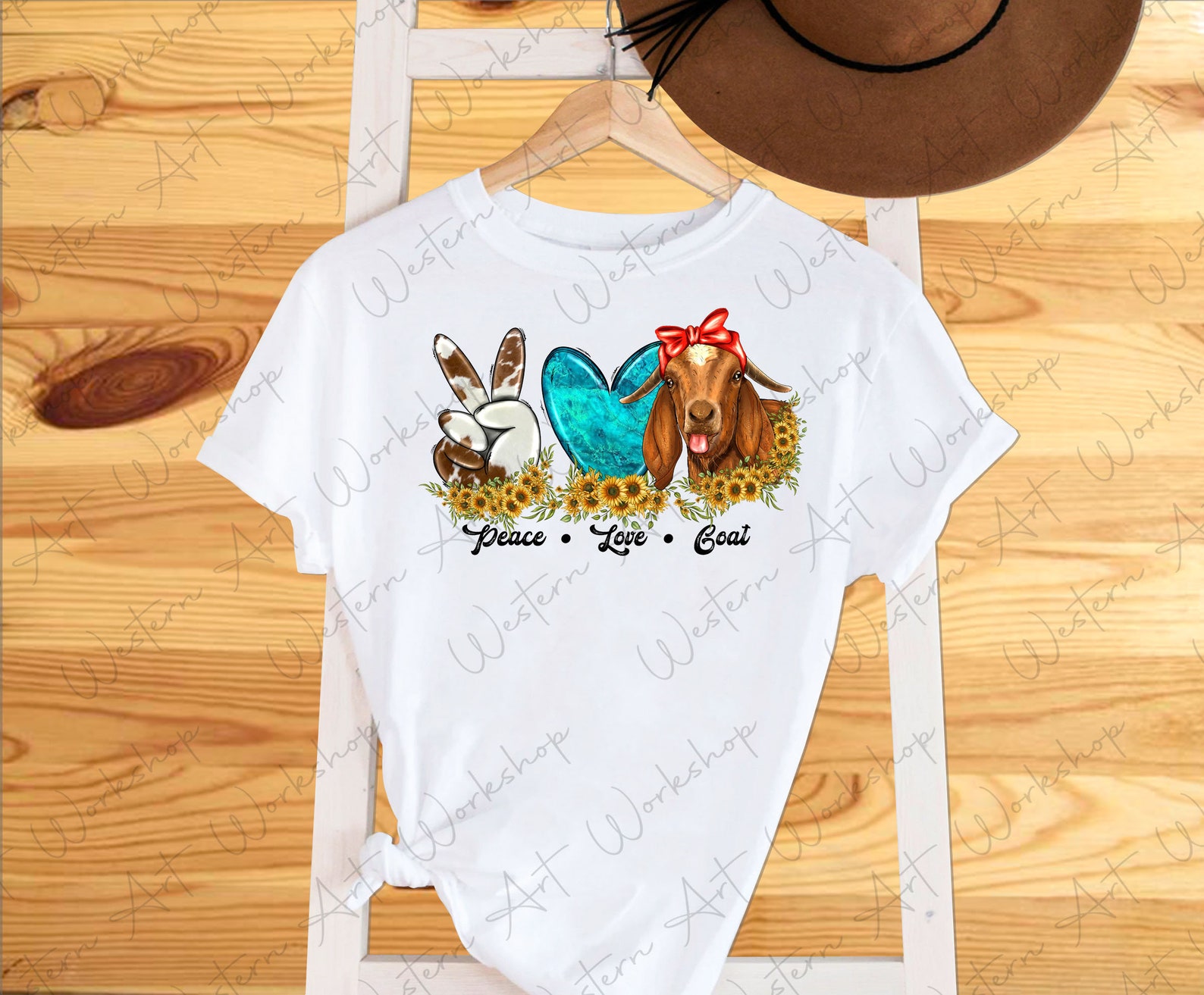 Peace Love Goat Png Goat Sublimation Goat Png Love Goat - Etsy