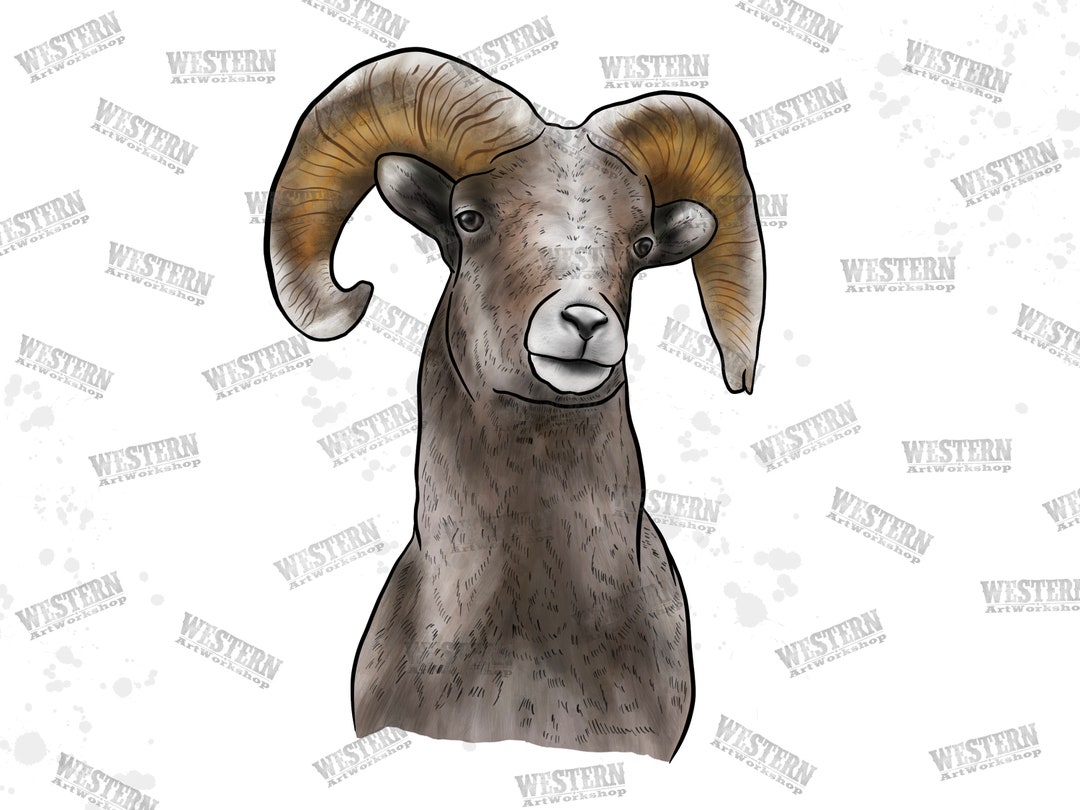 Western Goat Png, Goat Sublimation, Goat Png, Western Goat Design ...