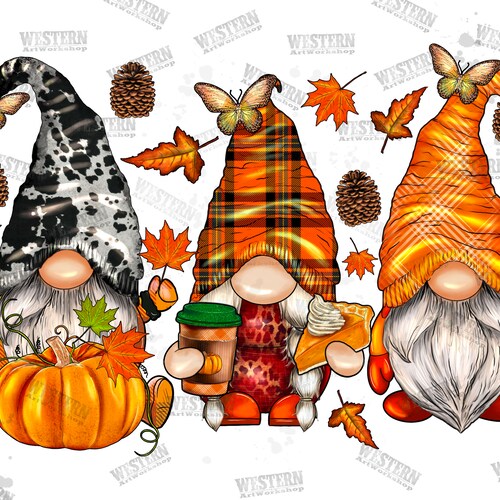Fall Gnomes Truck Png Sublimation Design Pumpkin Png Fall - Etsy