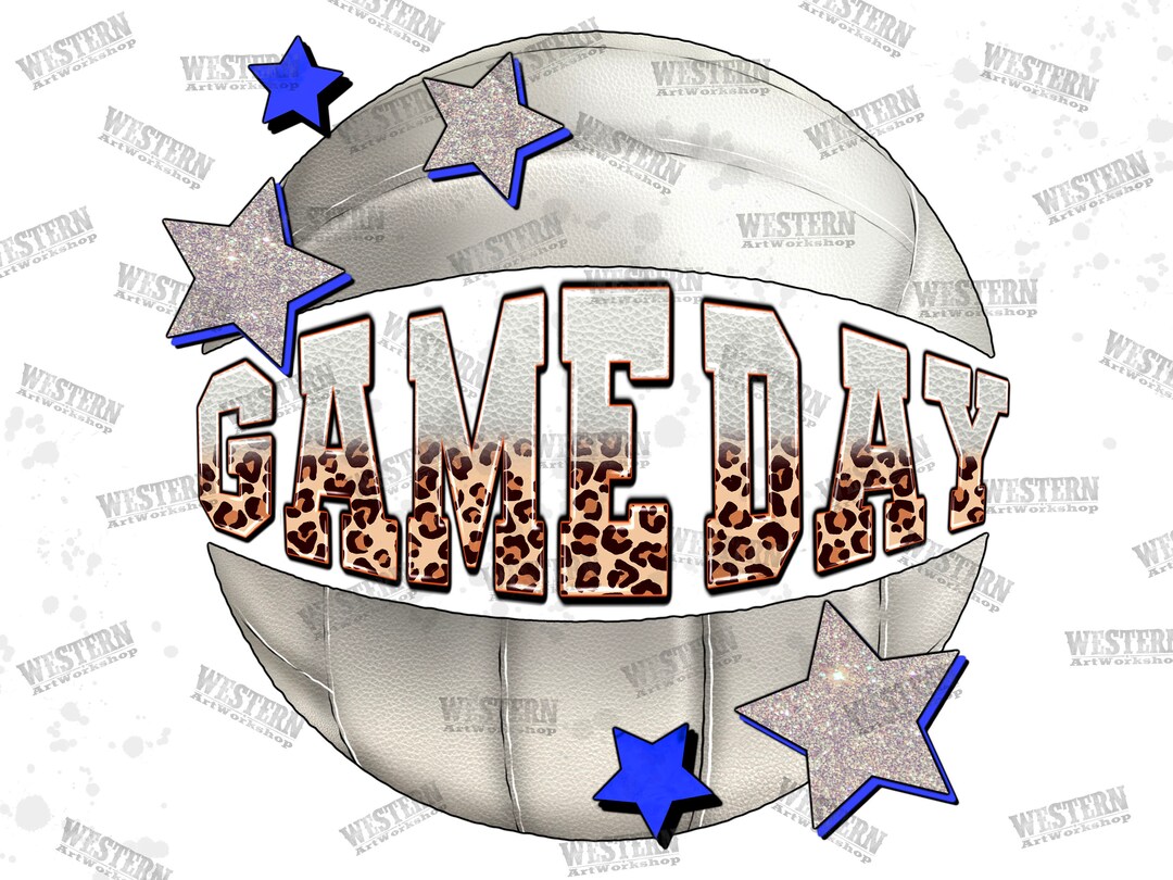 Game Day Volleyball Png Sublimation Design,volleyball Png,game Day ...