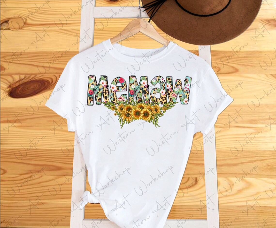 Memaw Sublimation Png File Memaw Png File Memaw Leopard - Etsy