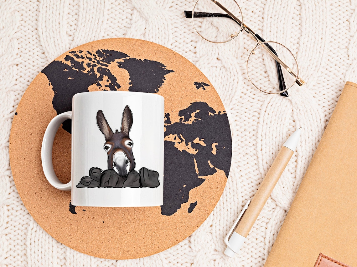 Watercolor Donkey Sublimation Png Donkey Png Donkey Donkey - Etsy