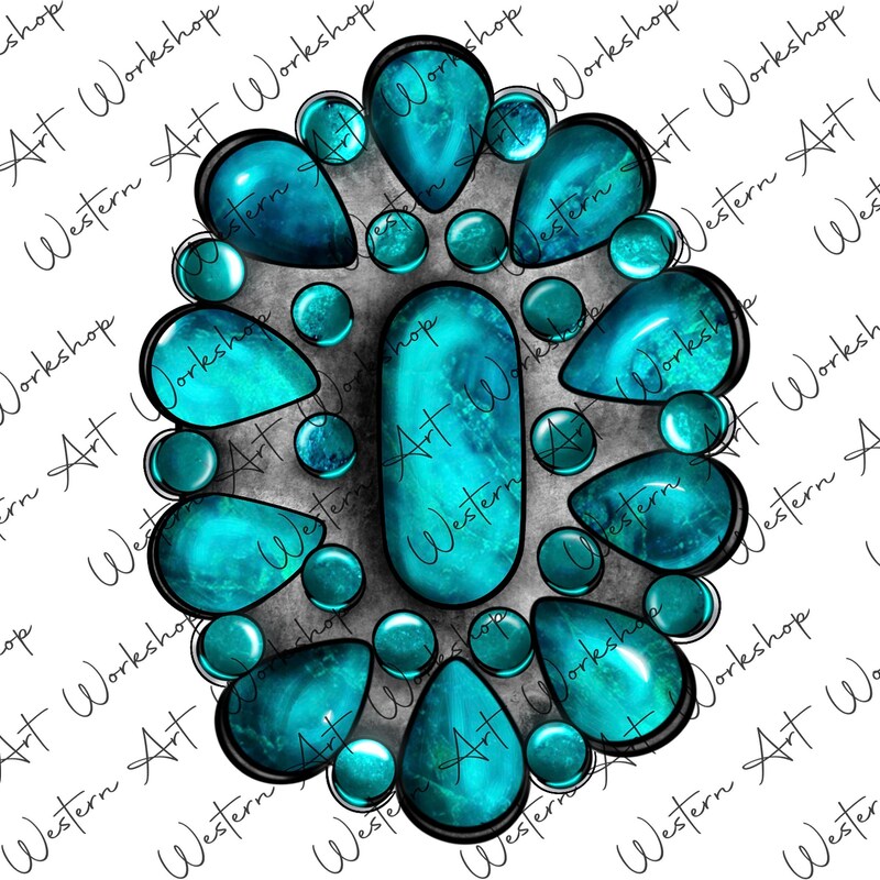 Turquoise Clipart - Etsy