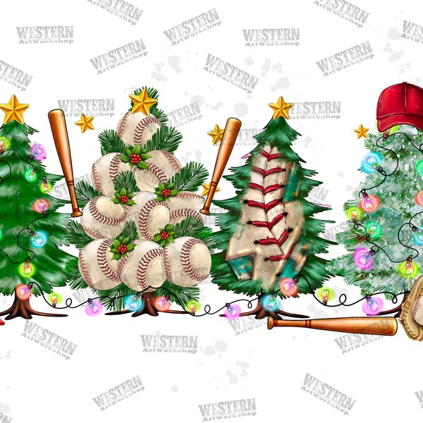Baseball Christmas Svg - Etsy