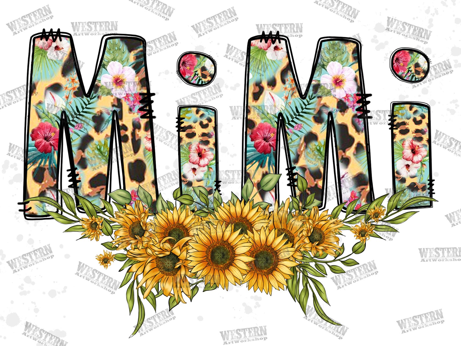 Mimi Sublimation Png File Mimi Png File Mimi Leopard Mimi - Etsy
