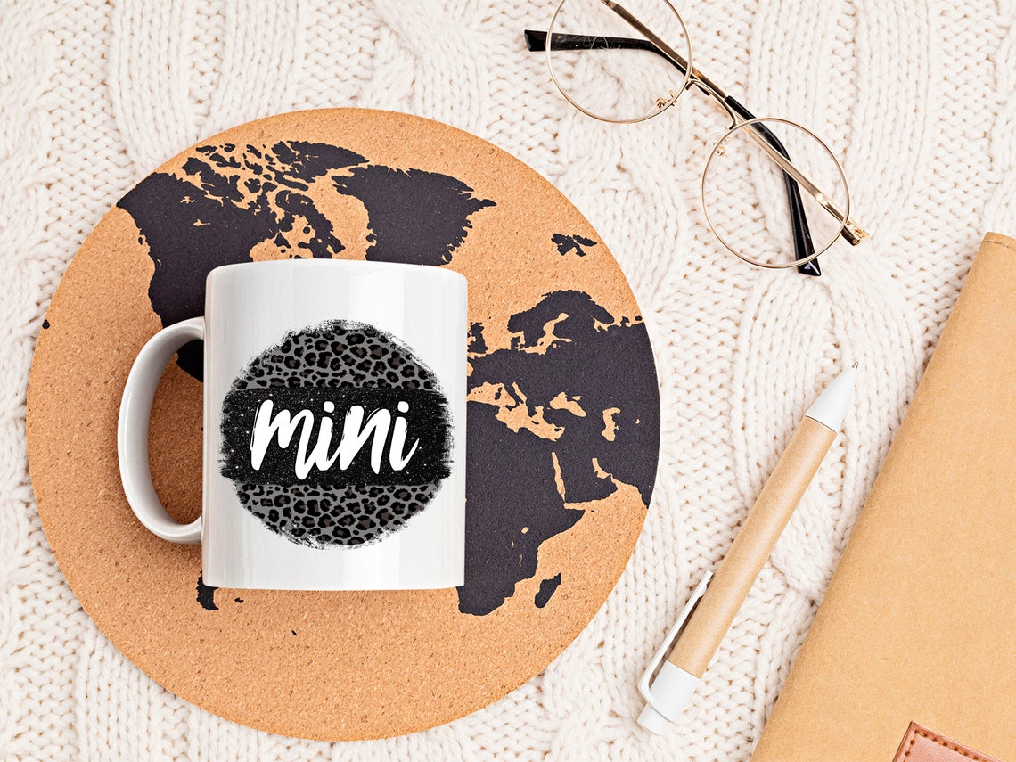 Black Leopard Mini Circle Png Mini Png Leopard Mini Png - Etsy