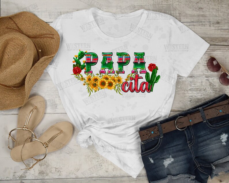 Papa Cita Png Sublimation Designmexico Pngcowhide Papa Cita - Etsy