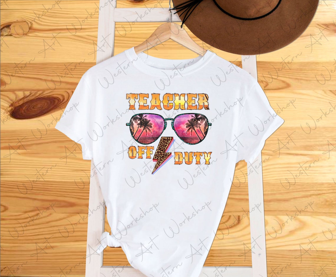 Teacher off Duty Png School Png Teacher Quote Png Teacher | Etsy