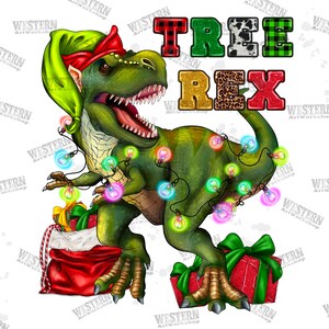 Christmas Tree Rex Png,merry Christmas Png,christmas T-rex Png ...