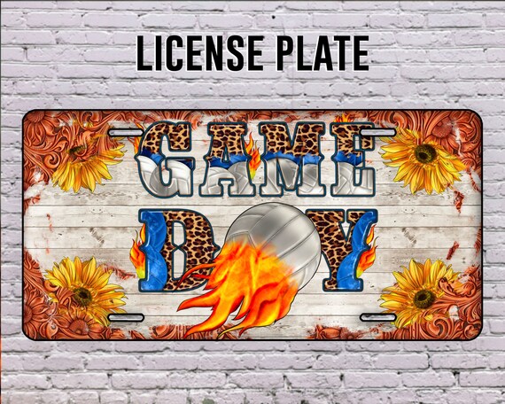 Game Day Volleyball License Plate Volleyball License Plate - Etsy