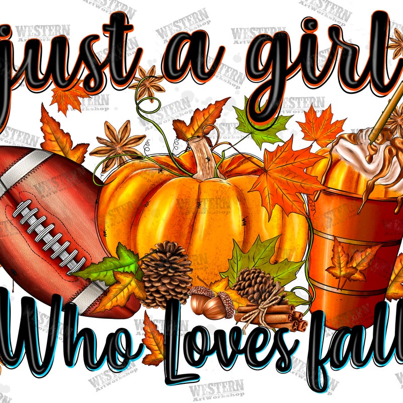 Girl Fall Svg - Etsy