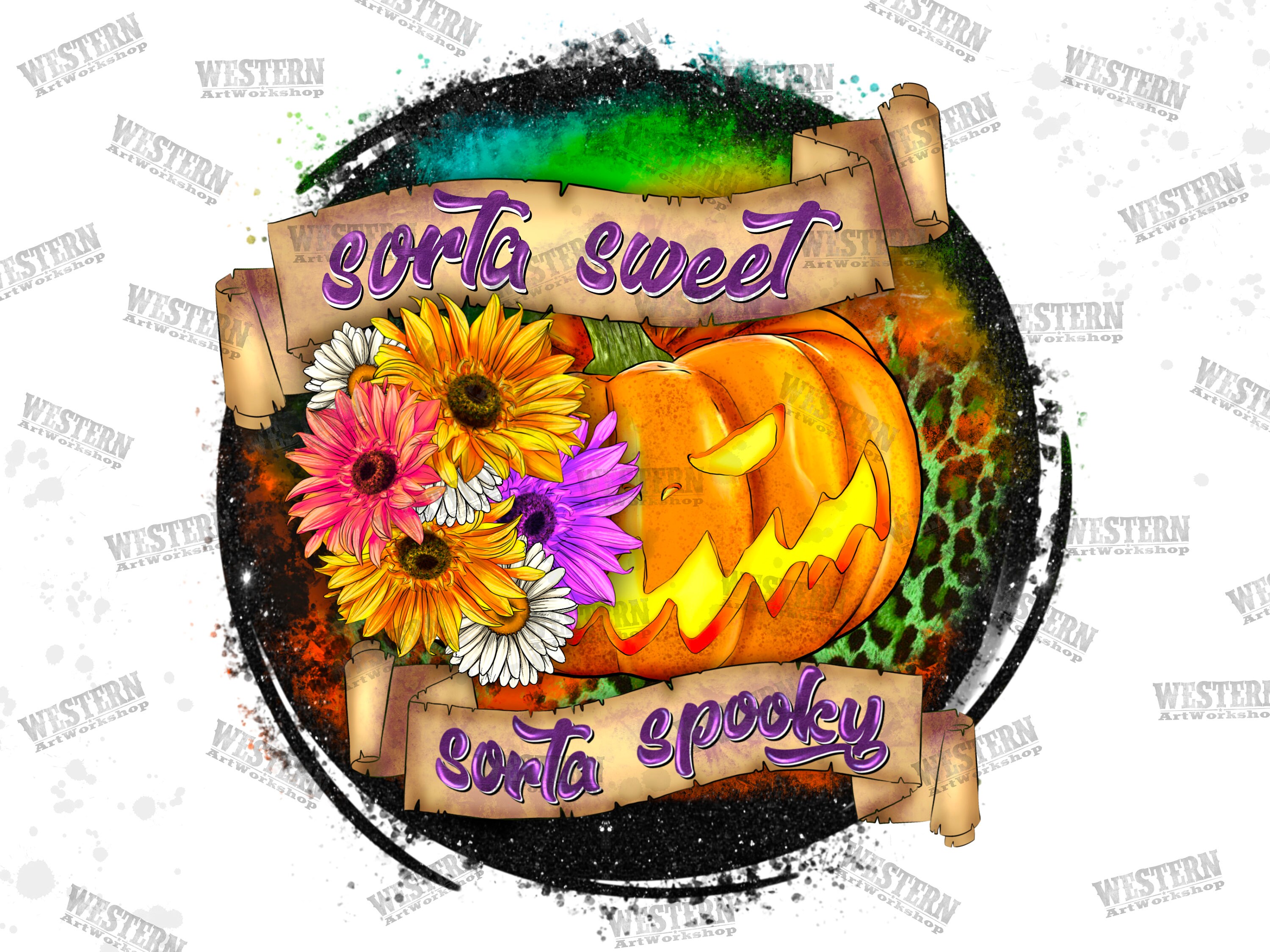 Sorta Sweet Sorta Spooky Png Sublimation Design Halloween - Etsy