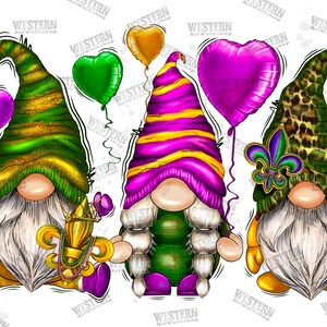 Mardi Gras Gnomes Png Sublimation Design,happy Mardi Gras Png,mardi ...