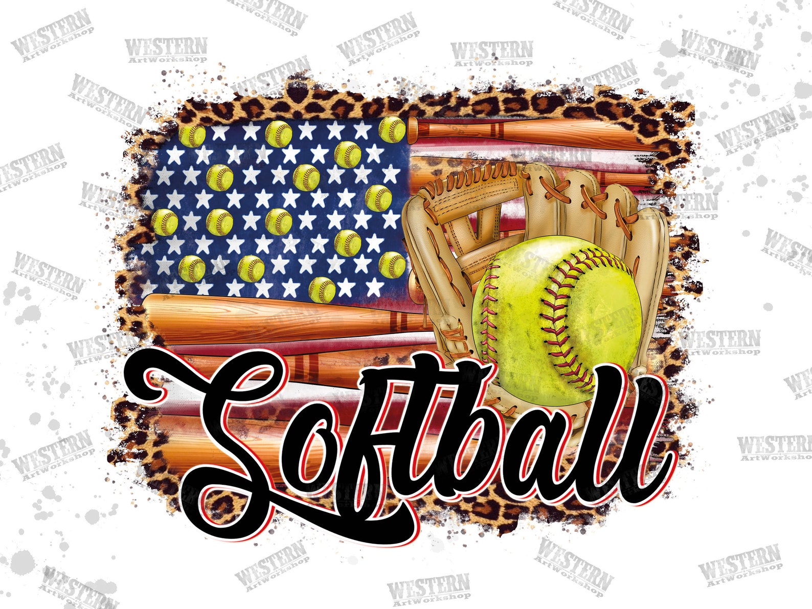 Softball American Flag Png Lifesoftball Png American Flag - Etsy