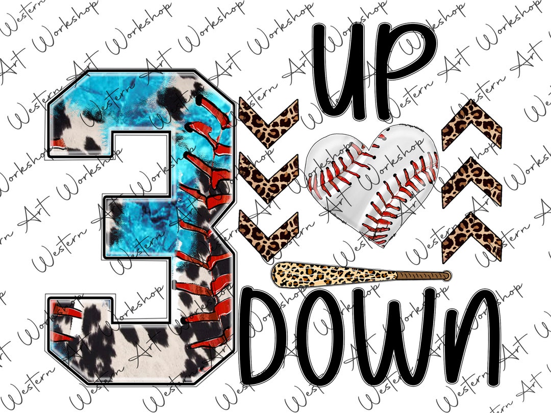 Baseball 3 up Down Png, Baseball Png Design, Western, Sport Png, Game ...