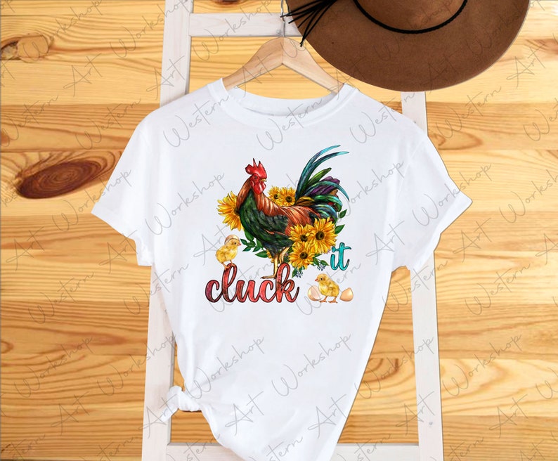 Cluck It Png Arm Rooster Png Coop Animal Png Rooster Png | Etsy