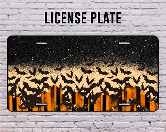 Bat License Plate - Etsy