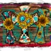 Western Cross Background Png, Serape Distressed Background Png, Western ...