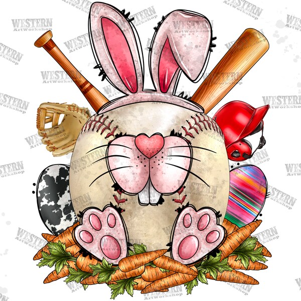 Baseball Easter Png - Etsy