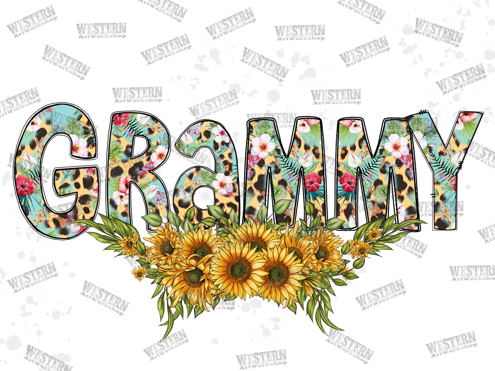 Grammy Sublimation Png File Grammy Png File Grammy Leopard - Etsy