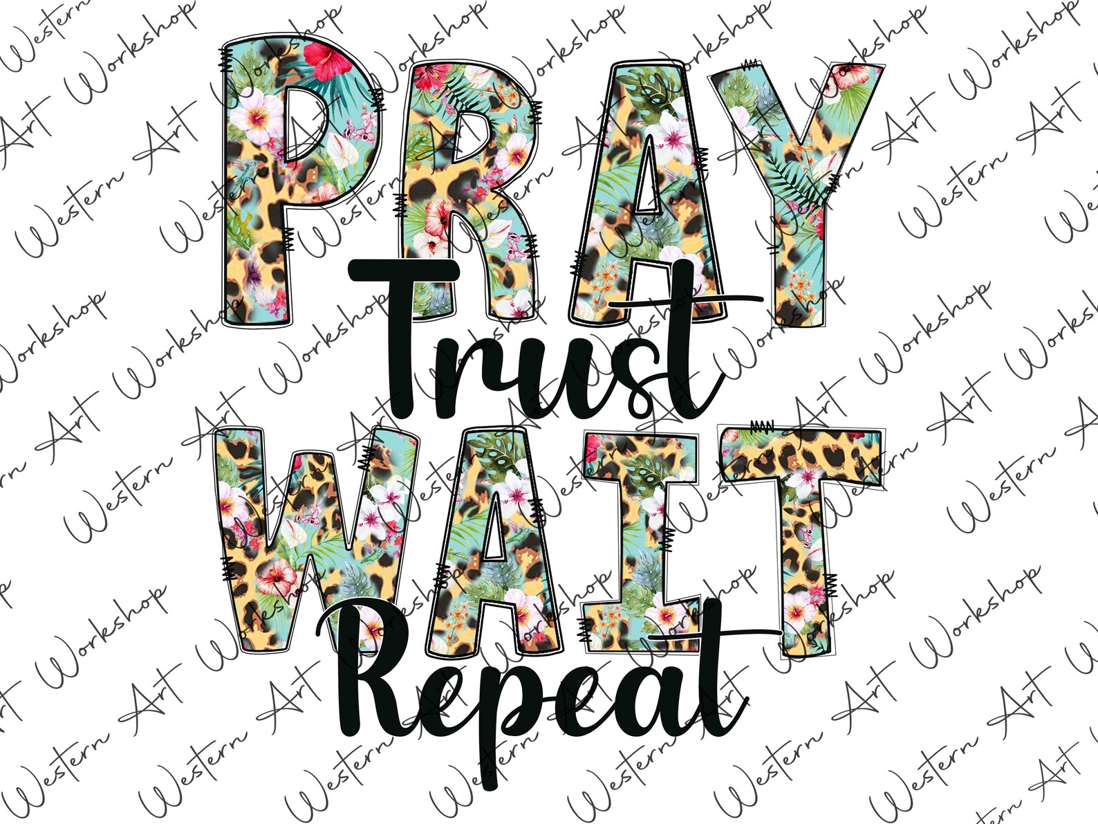 Pray Wait Trust Repeat Png Christian Sublimation Designs - Etsy