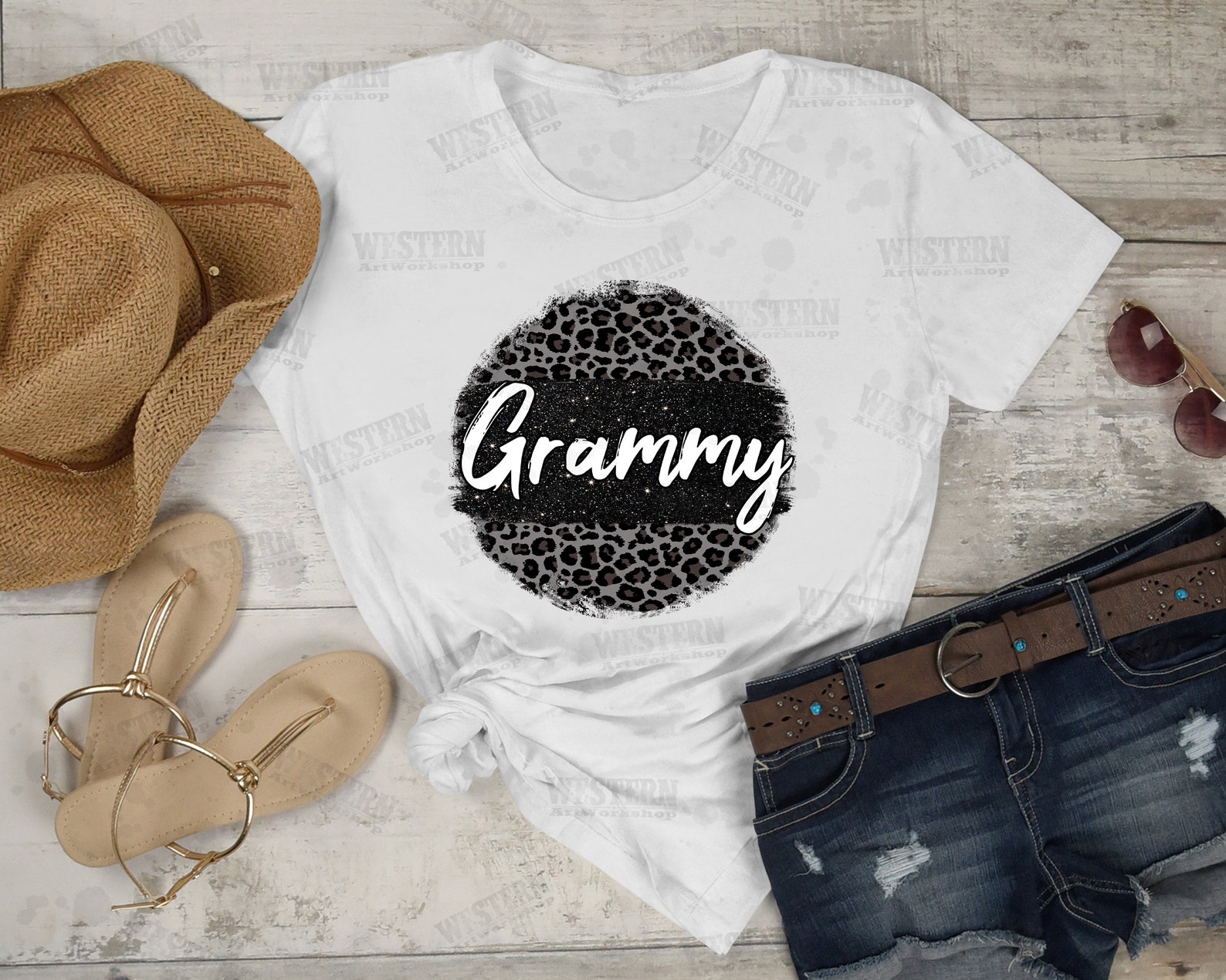 Black Leopard Grammy Png Grammy Sublimation Png Grammy Png - Etsy