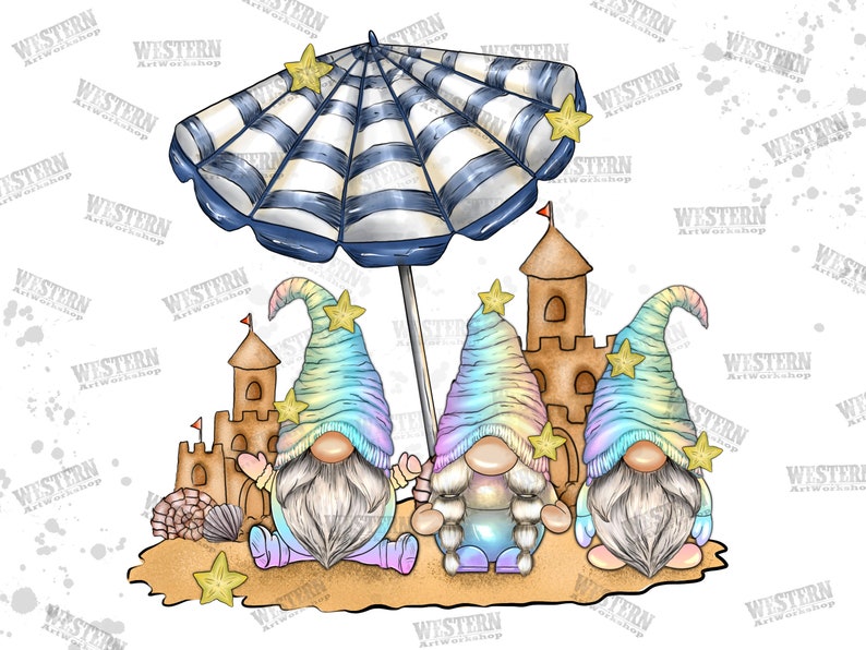 Beach Gnomes PNG Summer Gnomes Gnome Decal Beach Gnome - Etsy