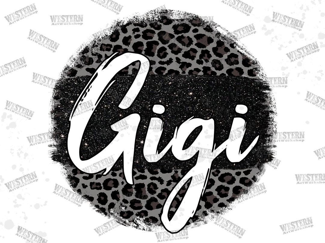 Black Leopard Gigi Png, Aunt Sublimation Png,gigi Png,mother Day Png ...