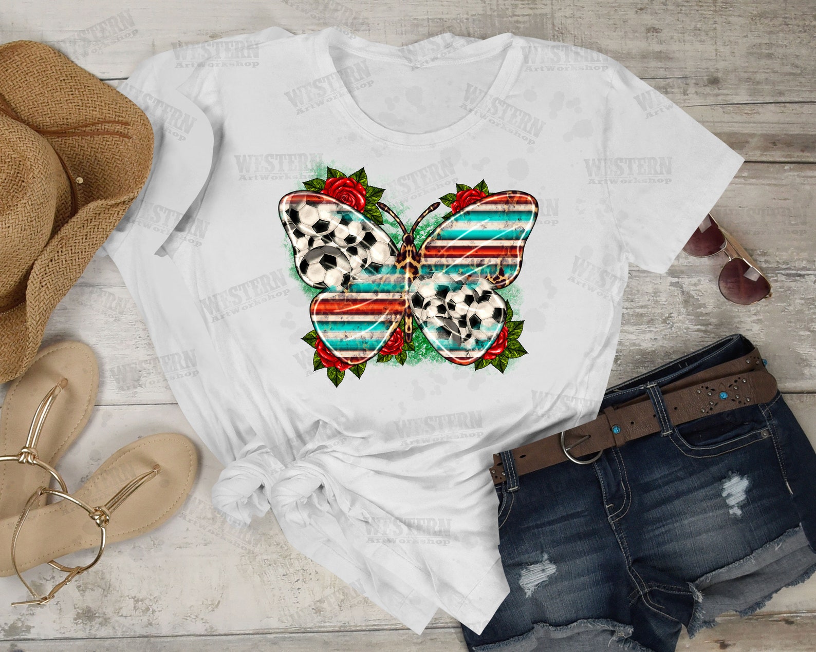 Football Butterfly Png Sublimation Design Rose Football - Etsy