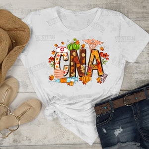 Fall CNA Certified Nursing Assistant Png Sublimation Design,fall Png ...