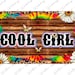 Cool Girl License Plate, Cool Girl License Plate Png , Daisy Png, Tie ...