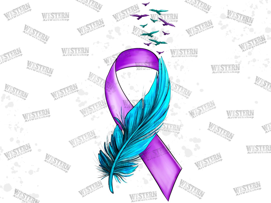 Feather Suicide Prevention Awareness Png,suicide Awareness Ribbon Png ...