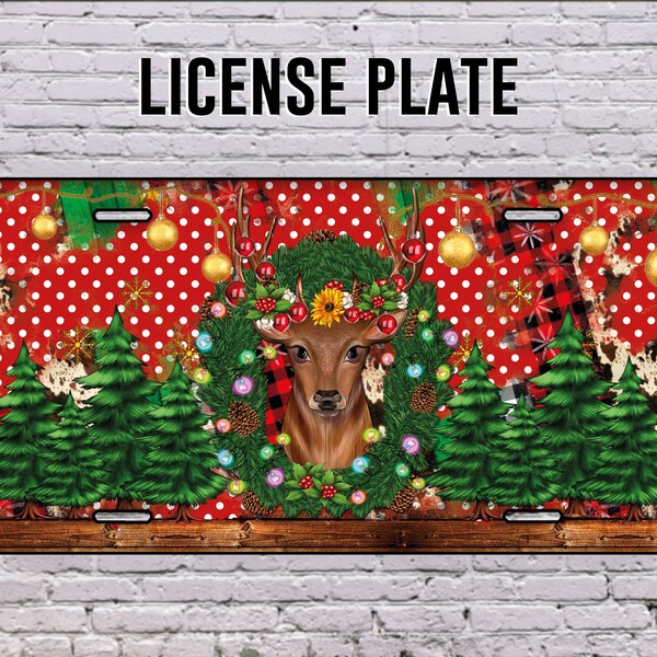 Pine Tree License Plate - Etsy