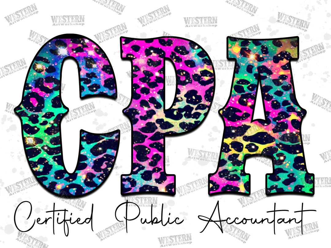 Certified Public Accountant CPA Png Sublimation Design - DIGITAL DESIGN ...